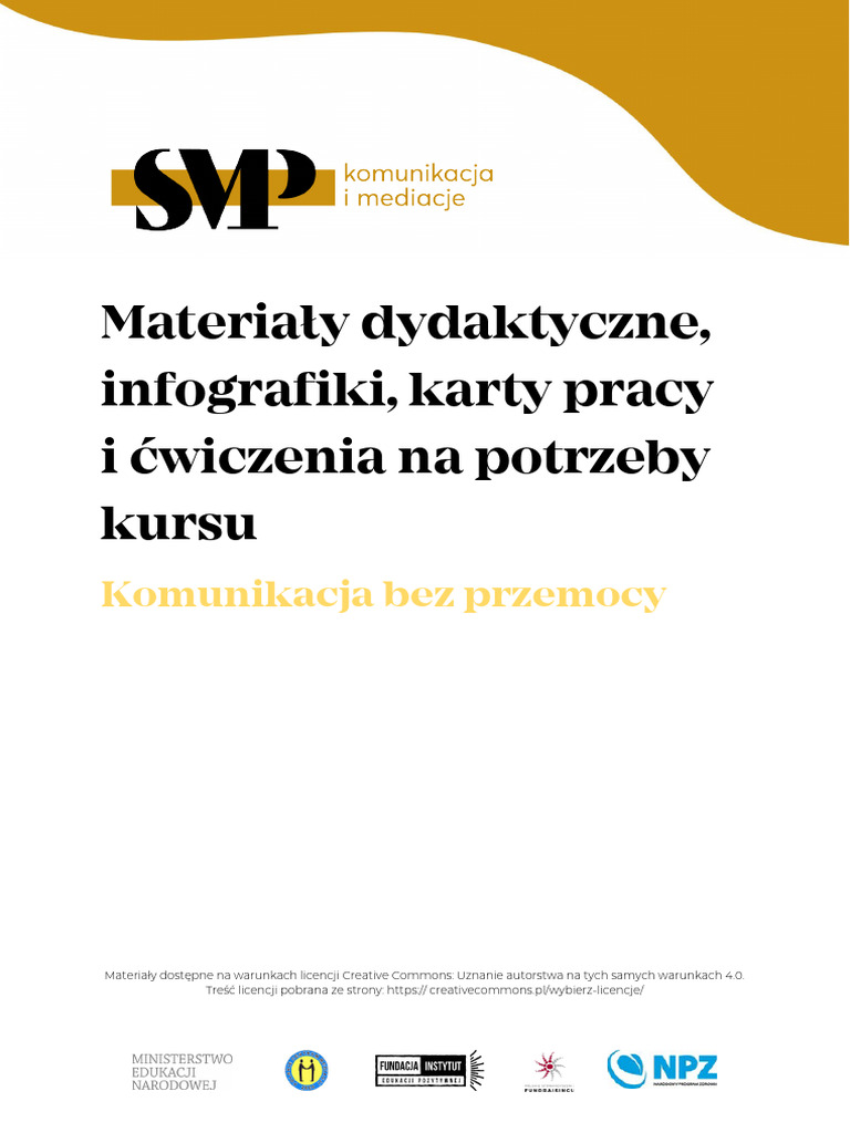 Materialy Dydaktyczne Kurs NVC | PDF