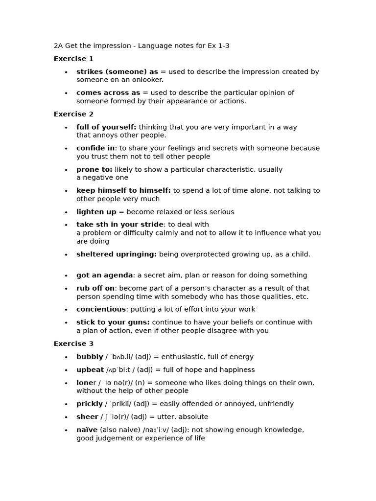 2A Get The Impression | PDF