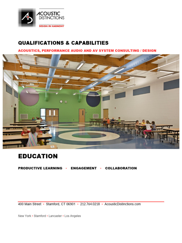 AD_Qualifications | PDF | Classroom | Acoustics