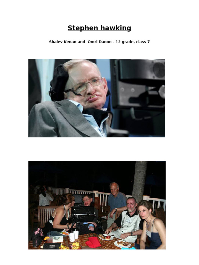 Stephan Hawking Irit the Queen | PDF | Stephen Hawking | Hawking Radiation