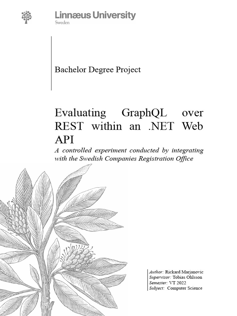 Graphql Vs Rest Api | PDF | Experiment | Statistics