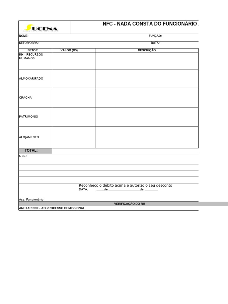 NADA CONSTA MODELO | PDF