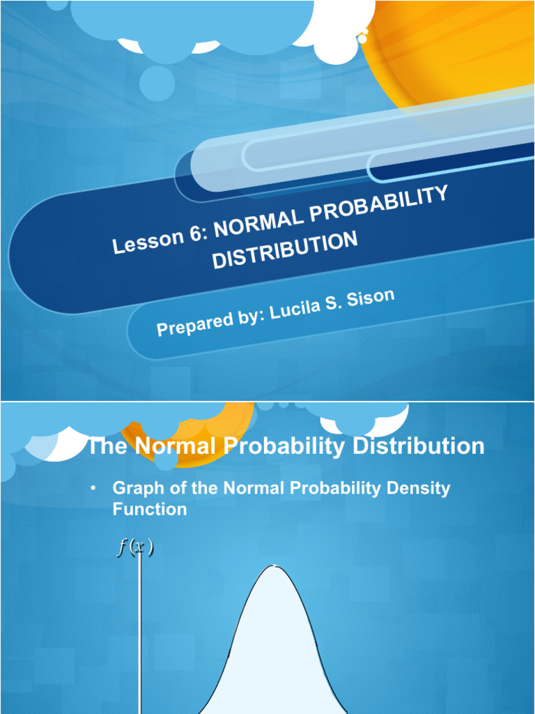 Lesson 7 Normal Distribution | PDF | Standard Score | Normal Distribution