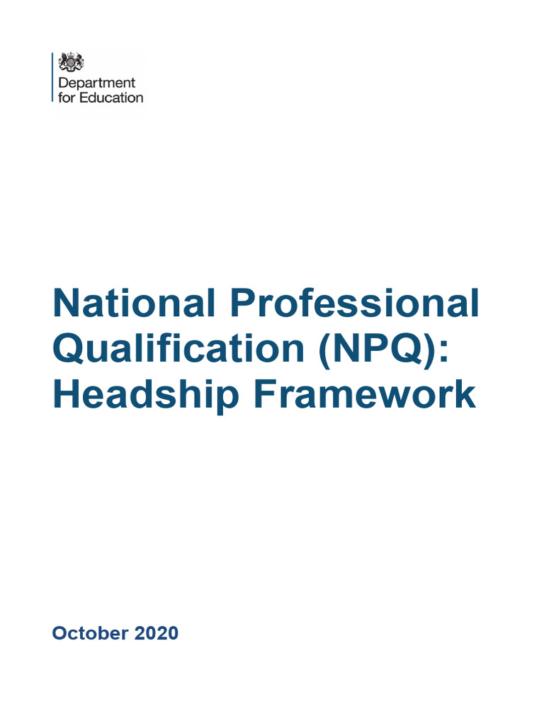 NPQ Headship | PDF | Educational Assessment | Phonics