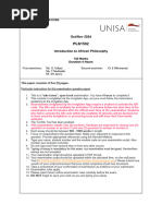 Unisa Declaration Form | PDF
