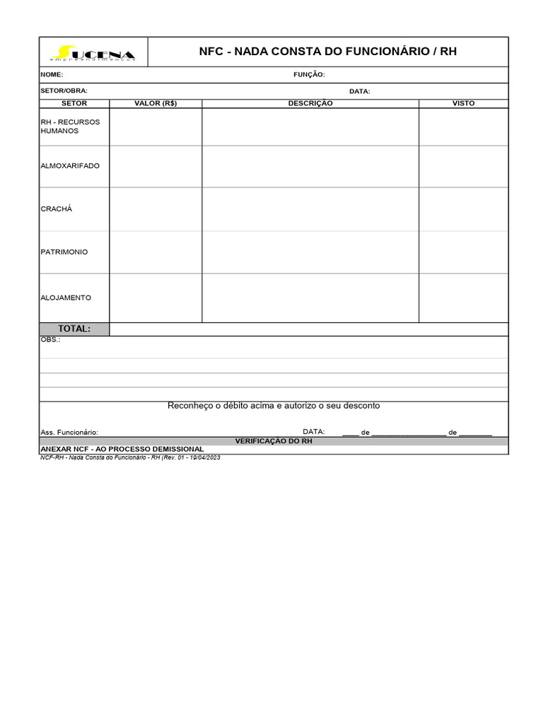 NADA CONSTA MODELO | PDF