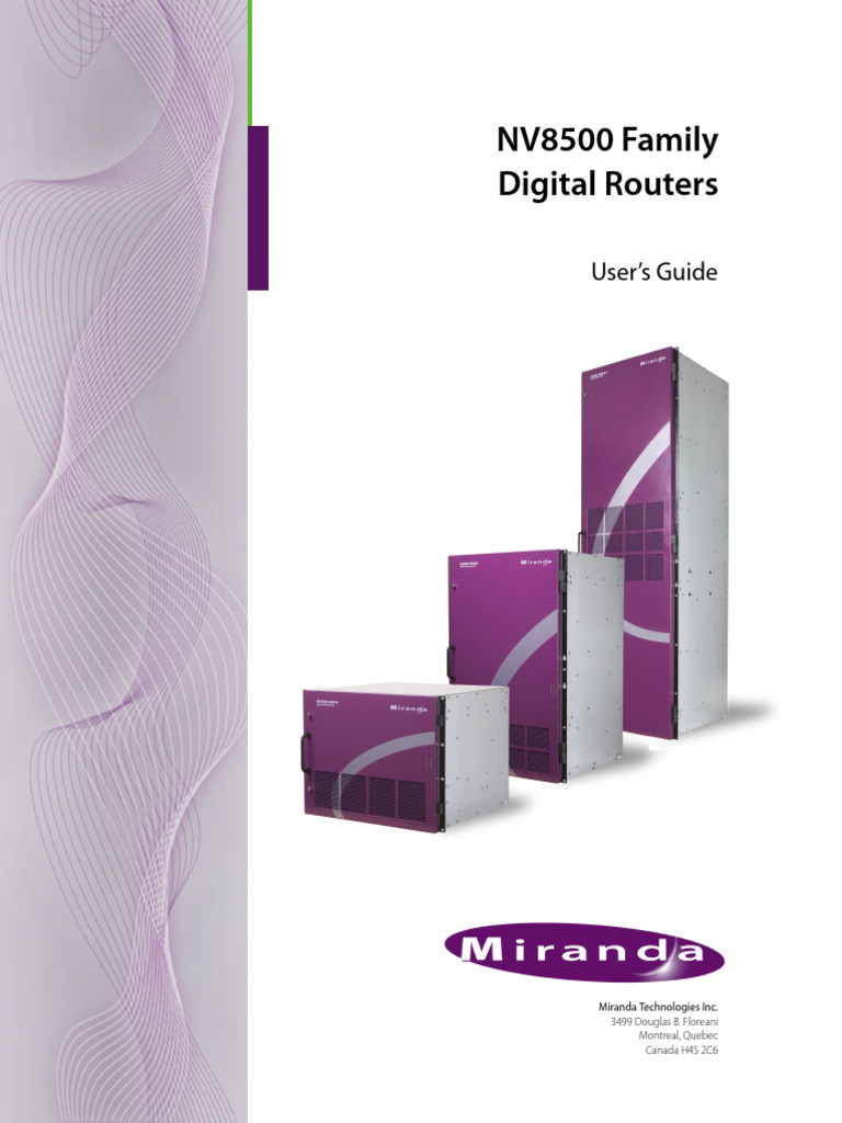 NV8500 Family Digital Routers Users Guide | PDF | Copyright | Fuse ...
