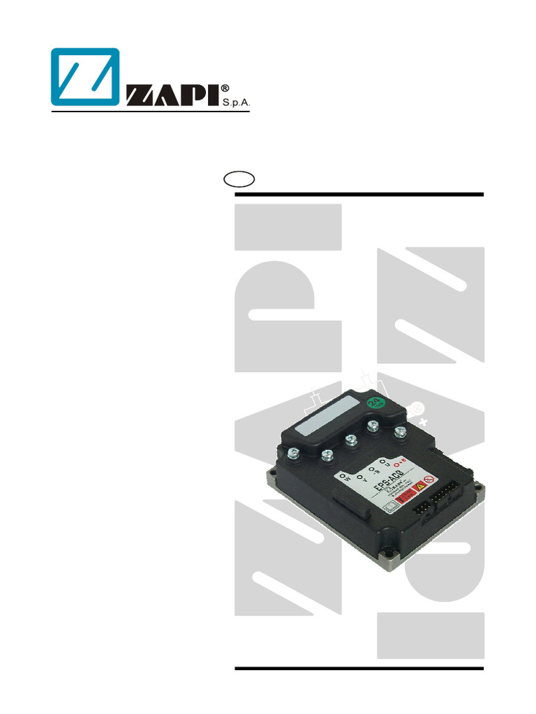 ZAPI EPS Dc0 Manual Pot Enc3 | PDF | Power Inverter | Electrical ...