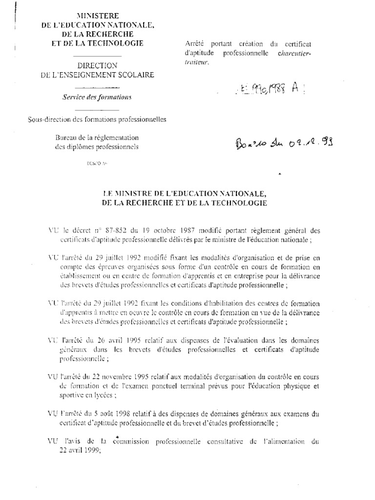 Ref Cap Charcutier Traiteur | PDF