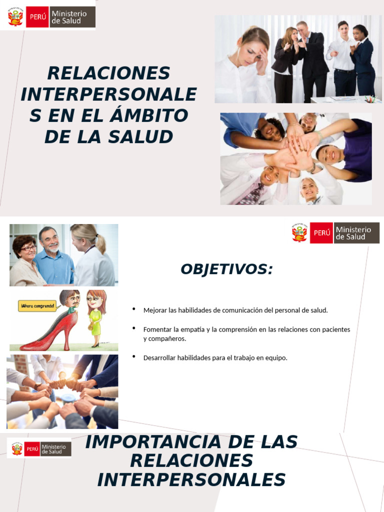 Relaciones Interpersonales en El Ambito de Salud | PDF | Crecimiento ...