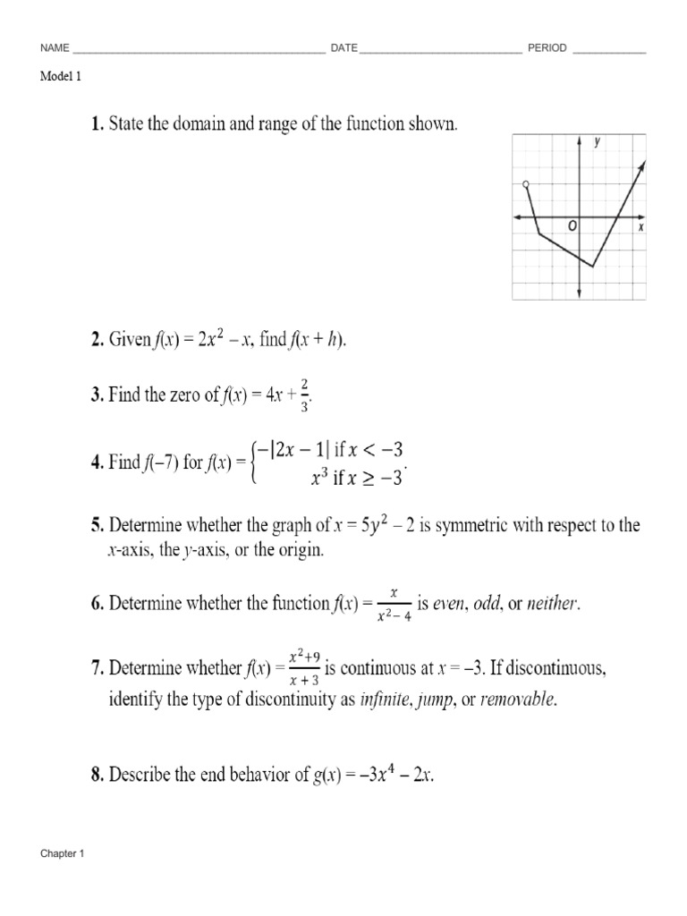 Chapter 1: Model Analysis Guide | PDF