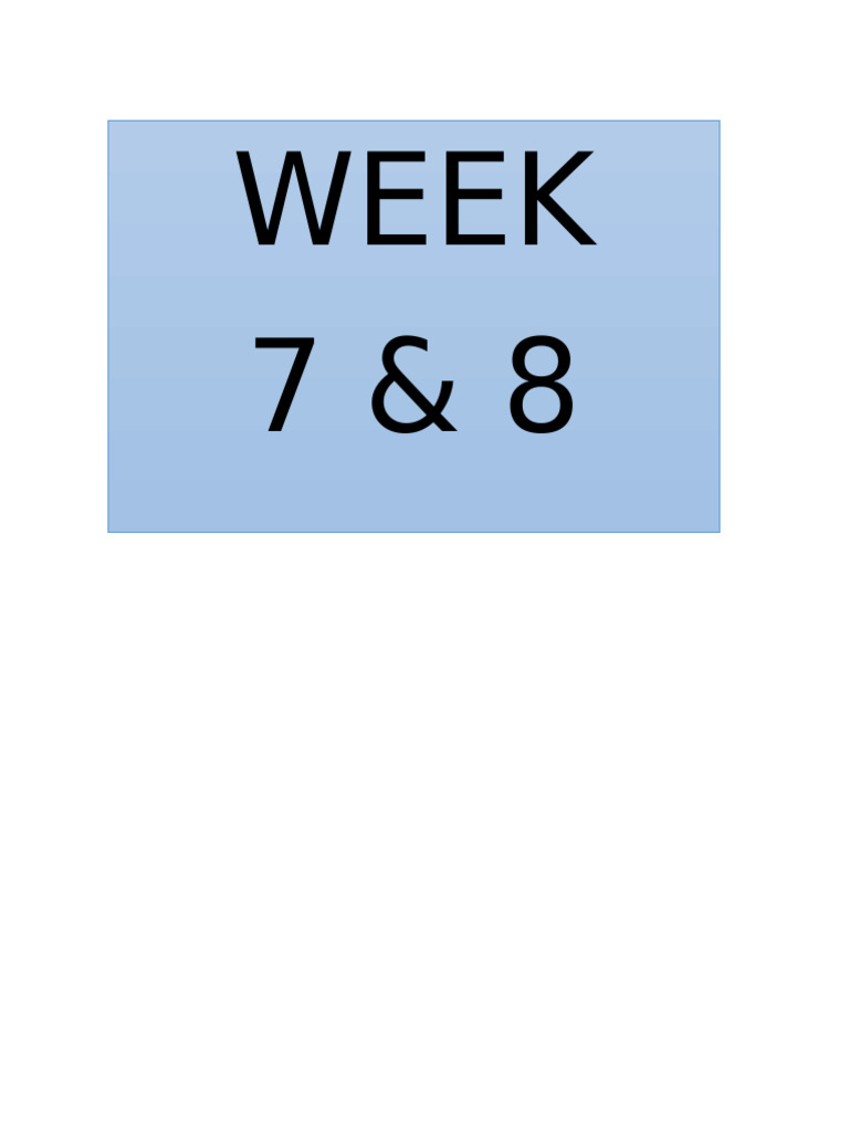 Weeks 7-8 | PDF | Market Segmentation | Marketing