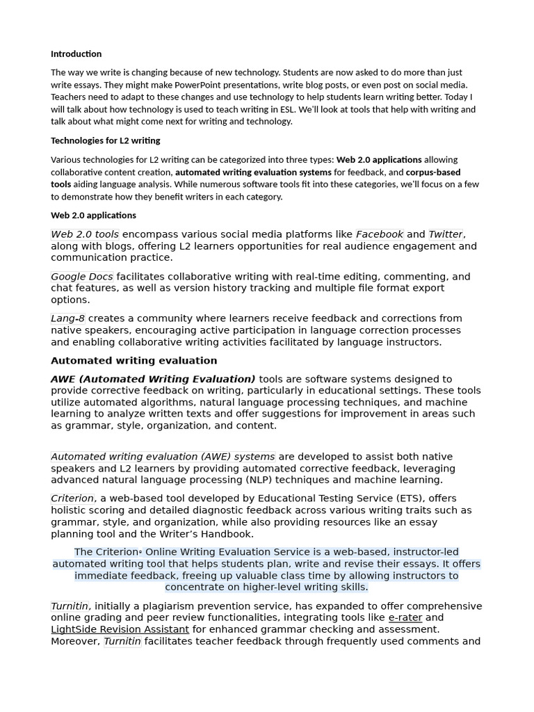 Teaching Writing Theory | PDF | Second Language | Web 2.0