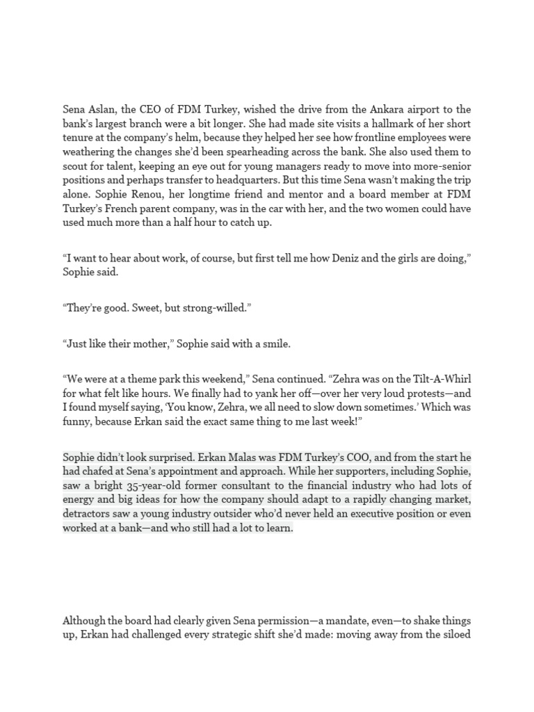 Case Study, Change Management | PDF | Banks | Business