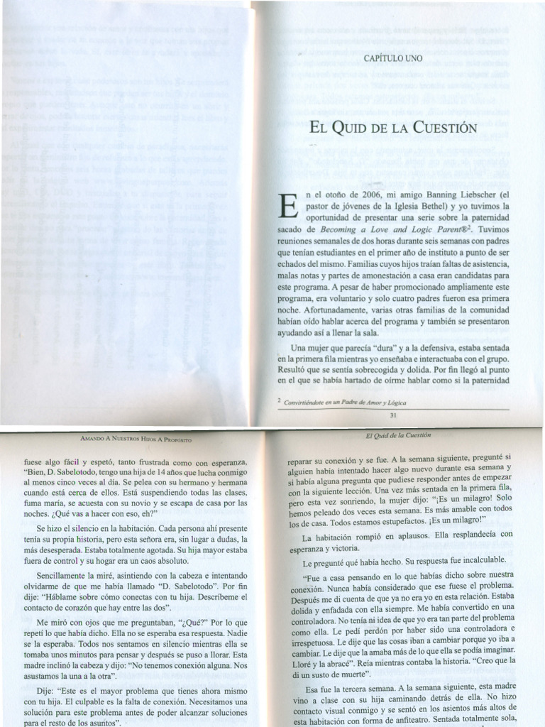 El Abrazo Del Padre - El Quid de La Cuestion - Cap. 1 | PDF