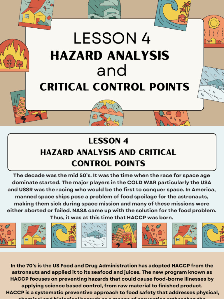 CHAPTER-4 | PDF | Hazard Analysis And Critical Control Points ...