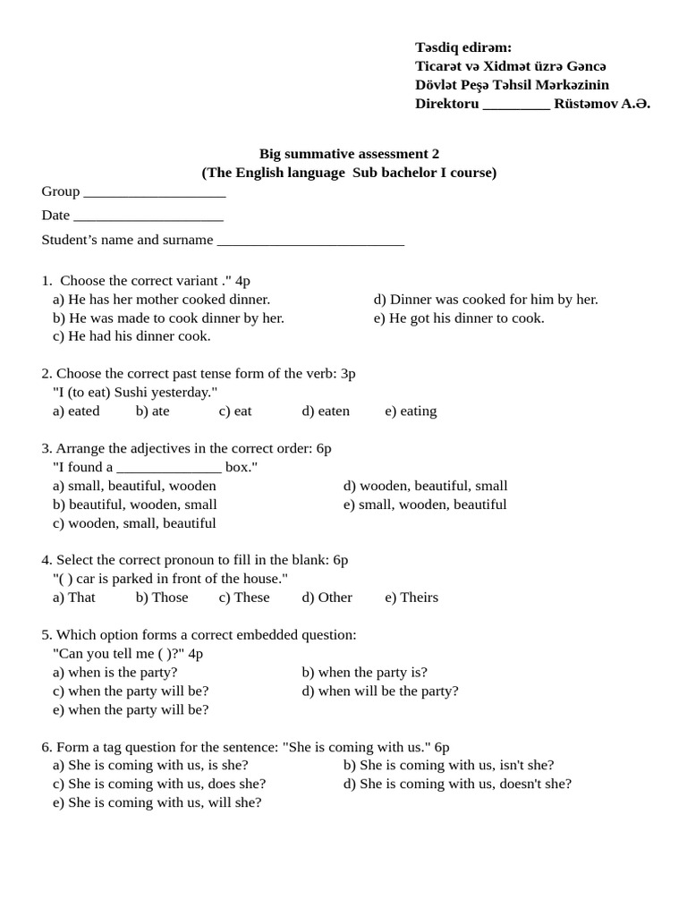 BSQ 2 2024 iyun (1) | PDF | Linguistic Morphology | Language Families