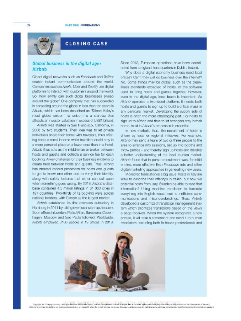 Closing Case_Chapter1-Airbnb_Peng and Meyer | PDF