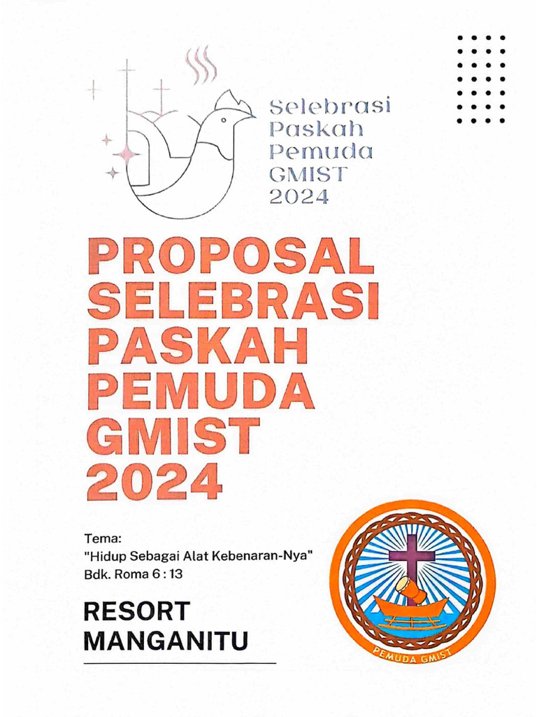 Proposal Selebrasi Paskah Pemuda GMIST 2024 | PDF