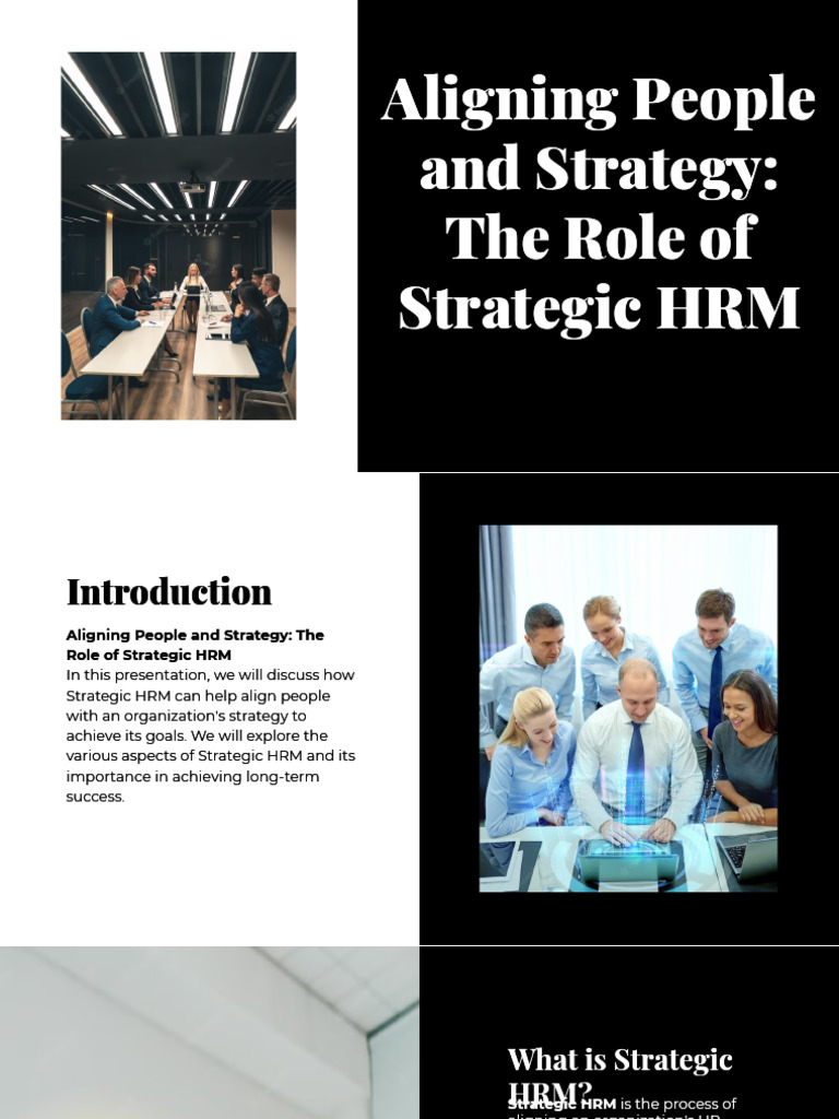 Wepik Aligning People and Strategy The Role of Strategic HRM ...