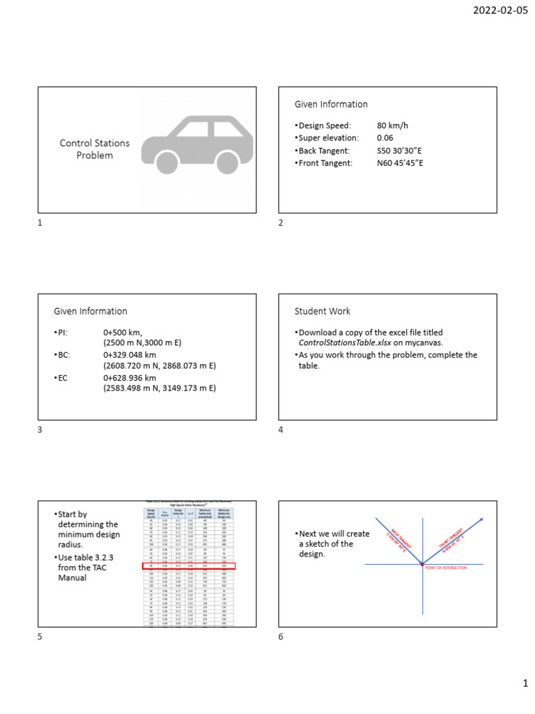 Lecture 5B - Control Stations Problem - Print | PDF