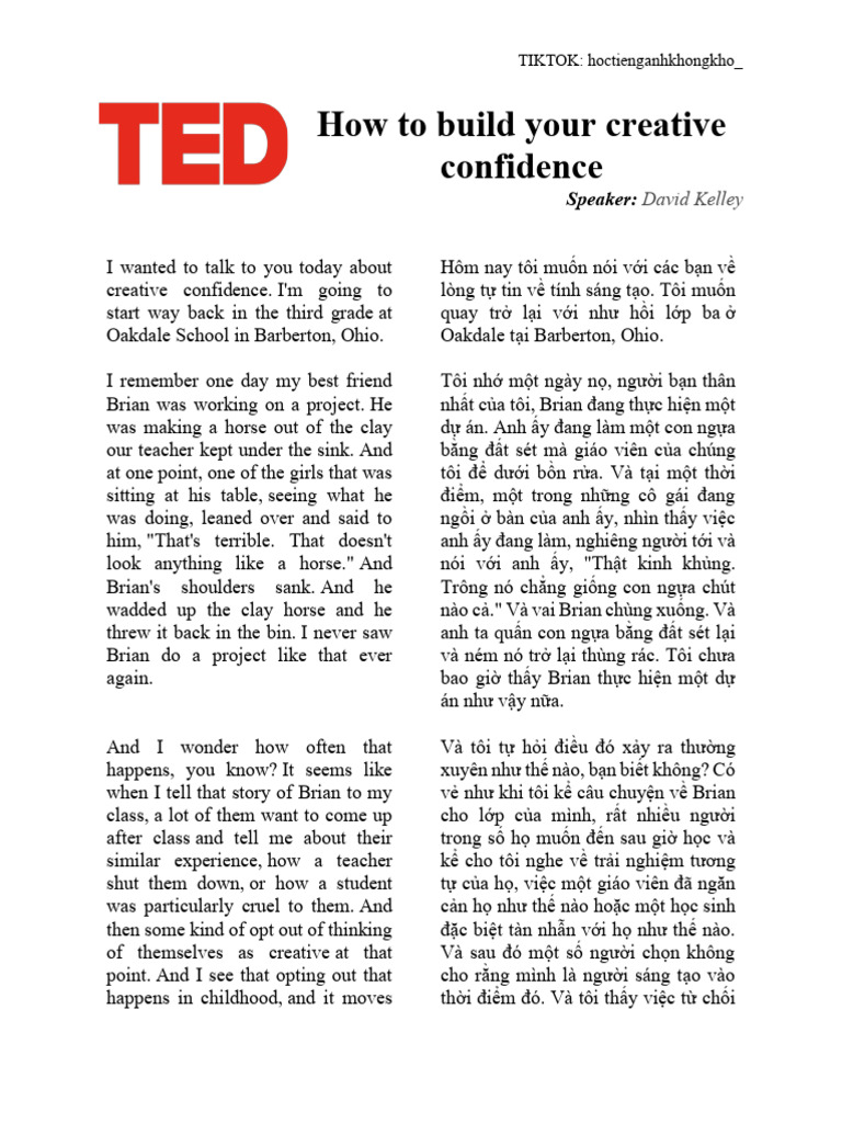 How To Build Your Creative Confidence | PDF