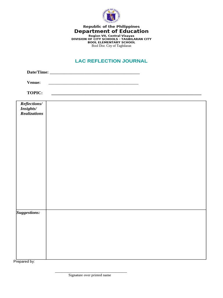 LAC Reflection | PDF | Career & Growth