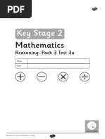 Grade 3 Cambridge Math Past Paper | PDF