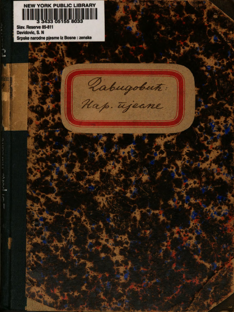 Srpske Narodne Pjesme Iz Bosne | PDF
