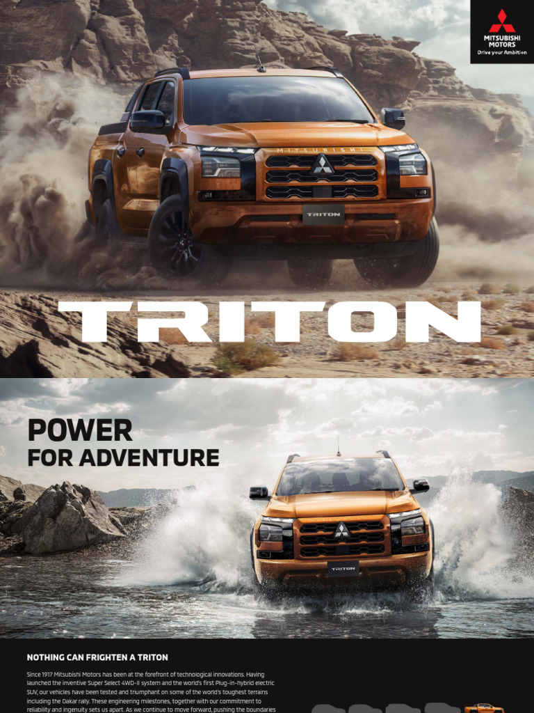 24MY Triton Brochure | PDF | Traffic | Transportation Engineering