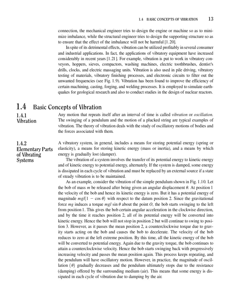 Mechanical - Vibrations - 5th Edition - S S Rao 33 40 | PDF ...