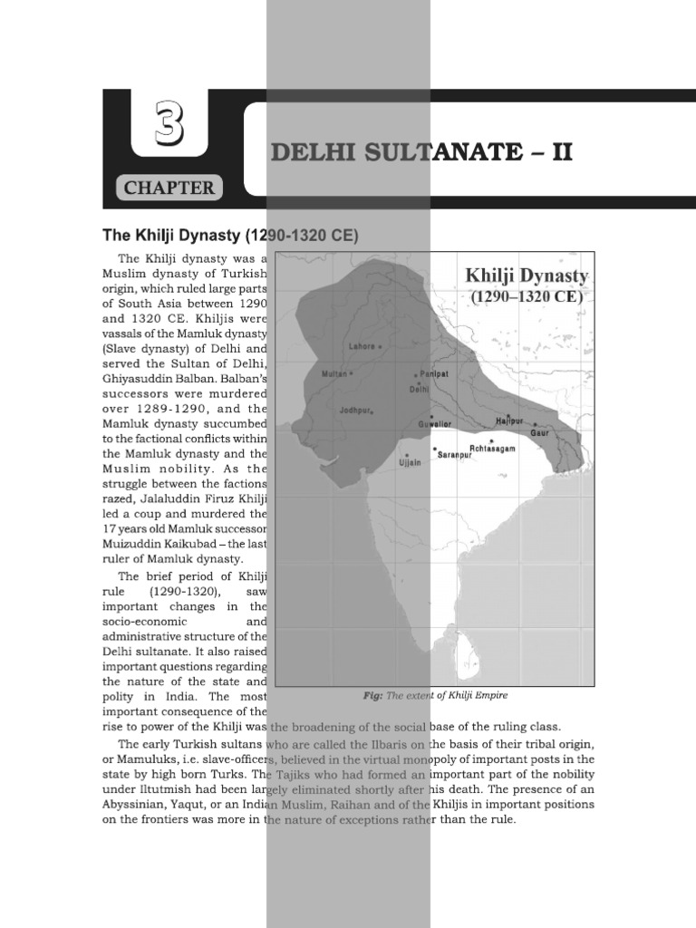 Khalji Dynasty and Rule of Alauddin Khalji | PDF
