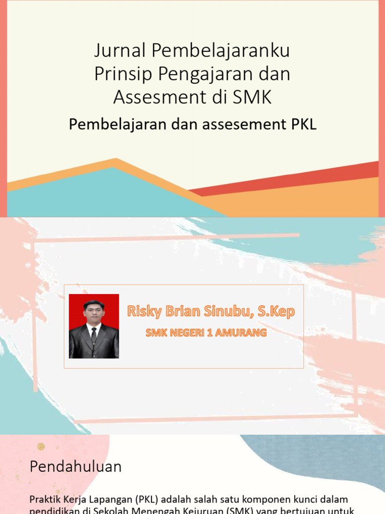 Risky B Sinubu JURNAL PEMBELAJARAN PRINSIP PENGAJARAN | PDF | Seni