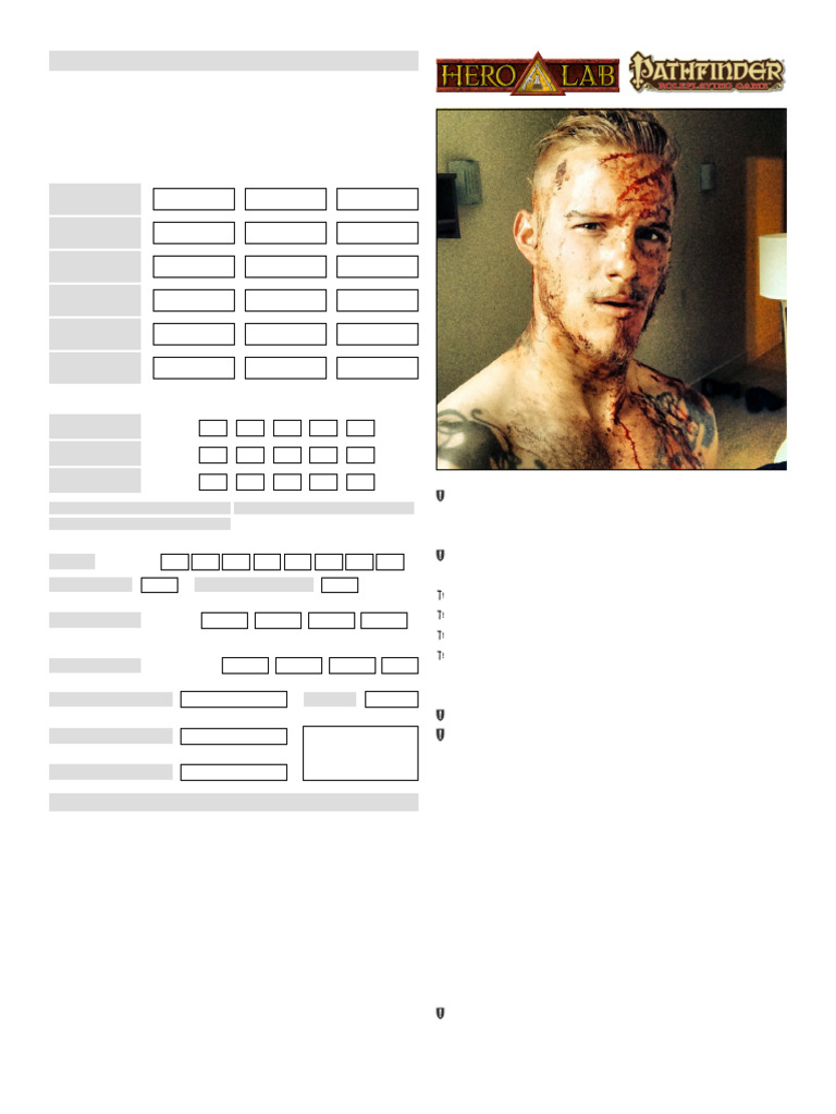 Bjorn Drekison | PDF | D20 System | Dungeons & Dragons