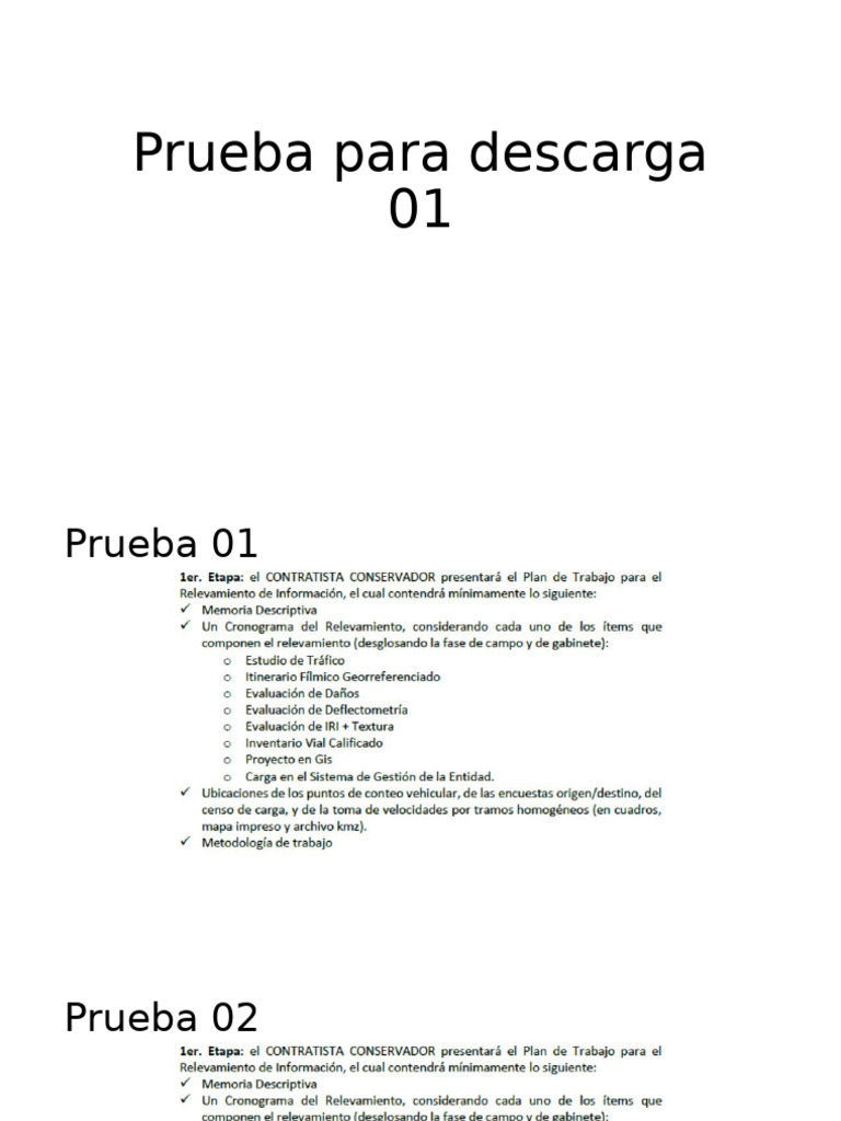 Prueba 01 para Descarga | PDF