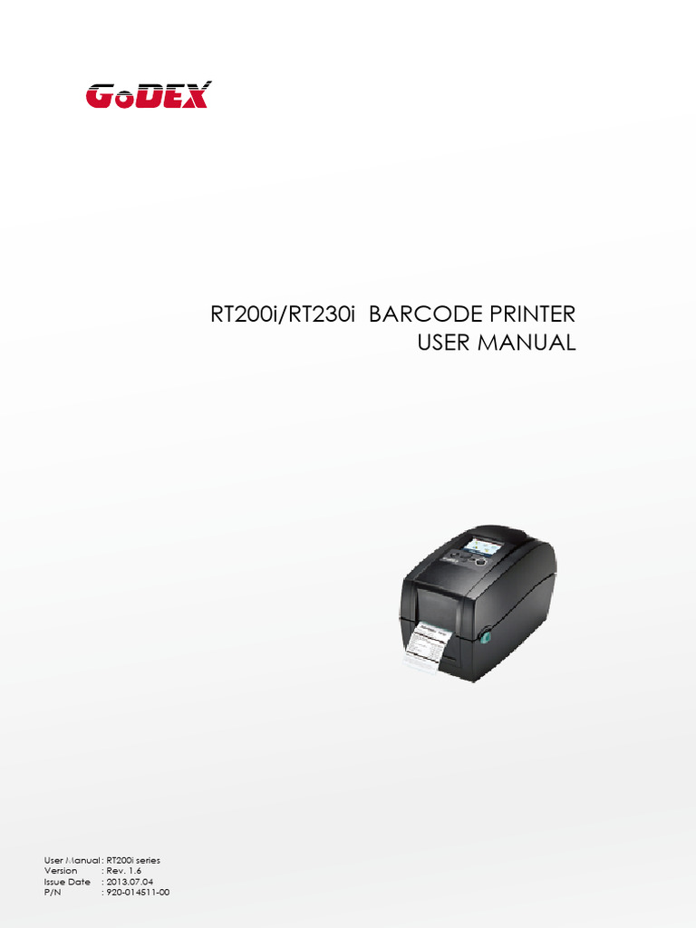 RT200i_user_manual_en | PDF | Installation (Computer Programs) | Printer (Computing)