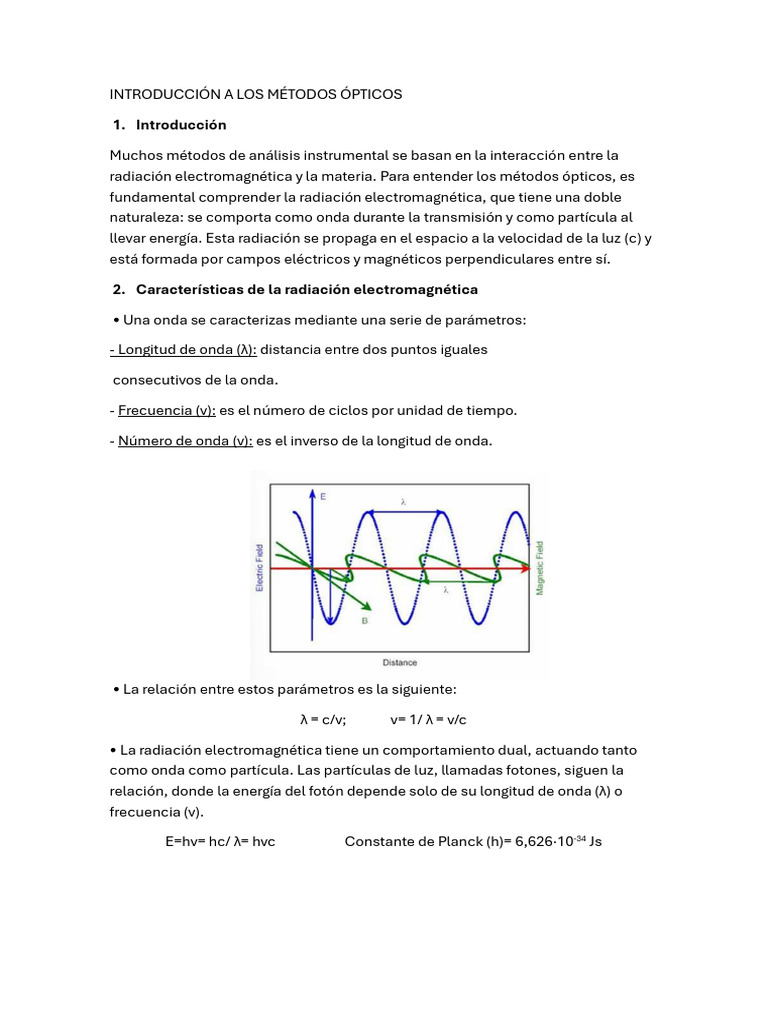Instrumental Ud2 | PDF | Espectro de emisión | Radiación electromagnética
