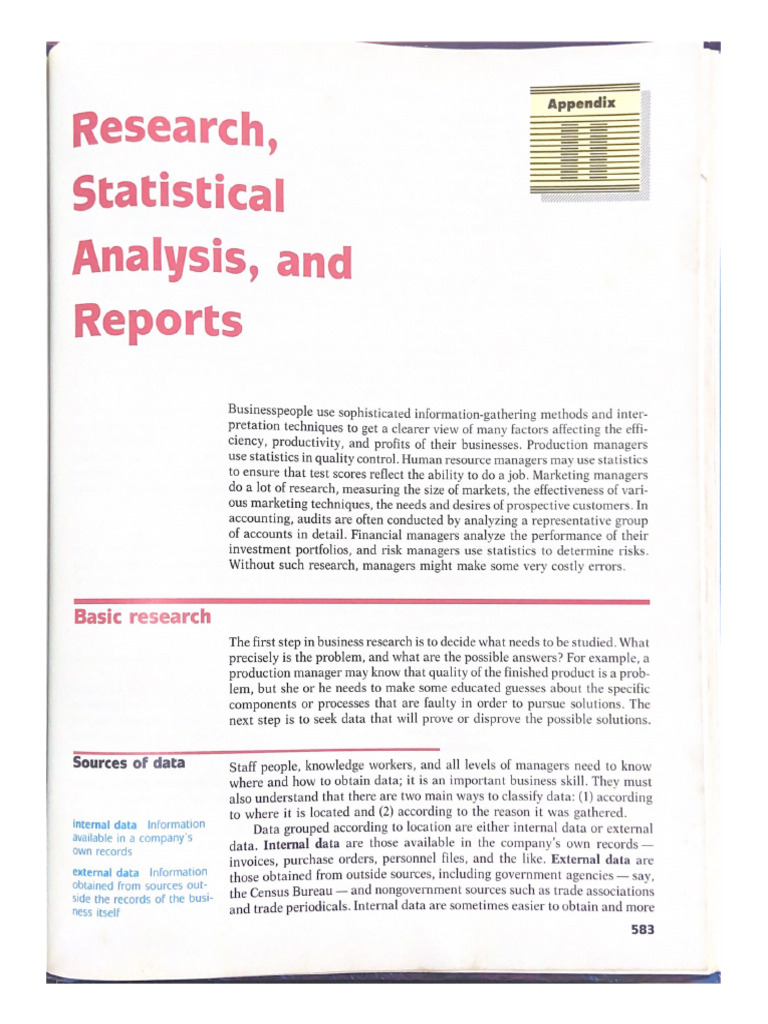 Business Today - Research Statistical Analysis and Reports | PDF