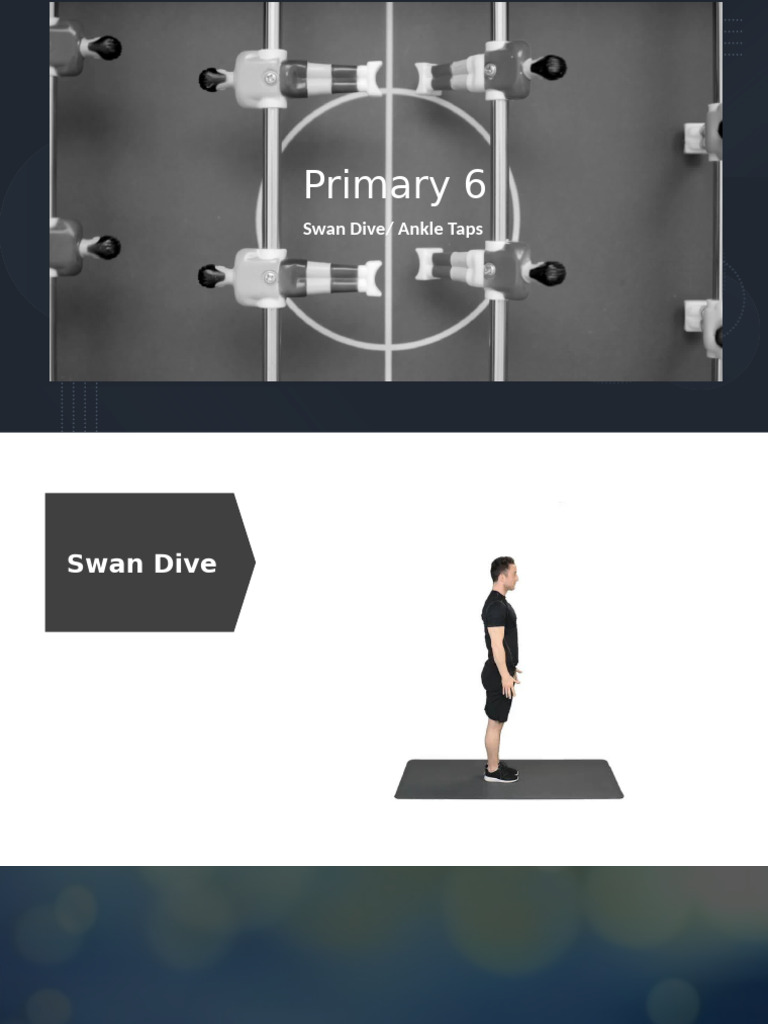 P6 Swan Dive & Ankle Taps (Oct) | PDF | Abdomen | Human Anatomy
