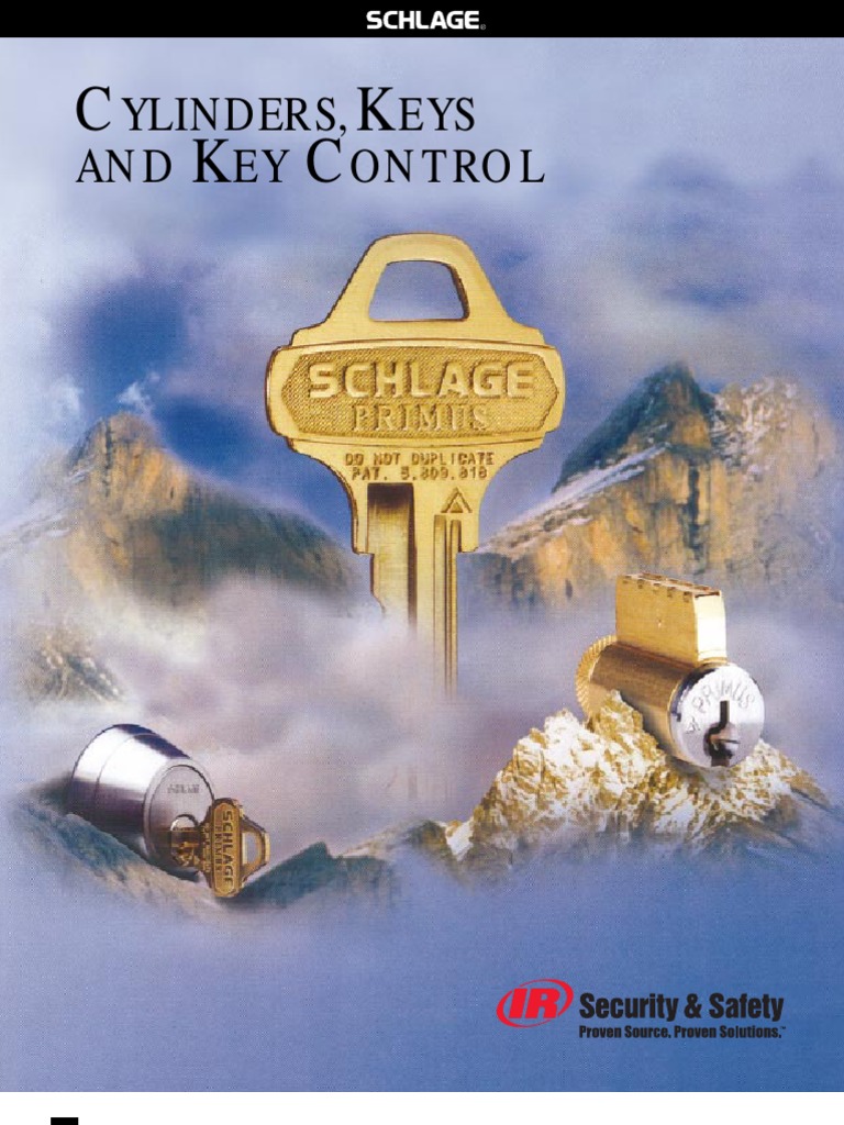 Schlage Cylinders and Key Control | PDF | Physical Security | Security