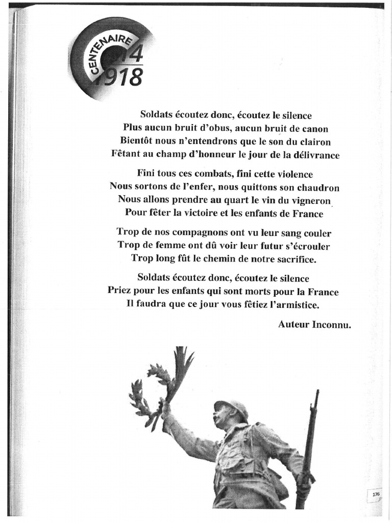 Poeme Soldat Ecoutez Donc | PDF