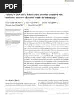 CSI Inventory and Scoring | PDF | Headache | Medicine