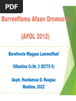 Hiibboo Afaan Oromoo | PDF