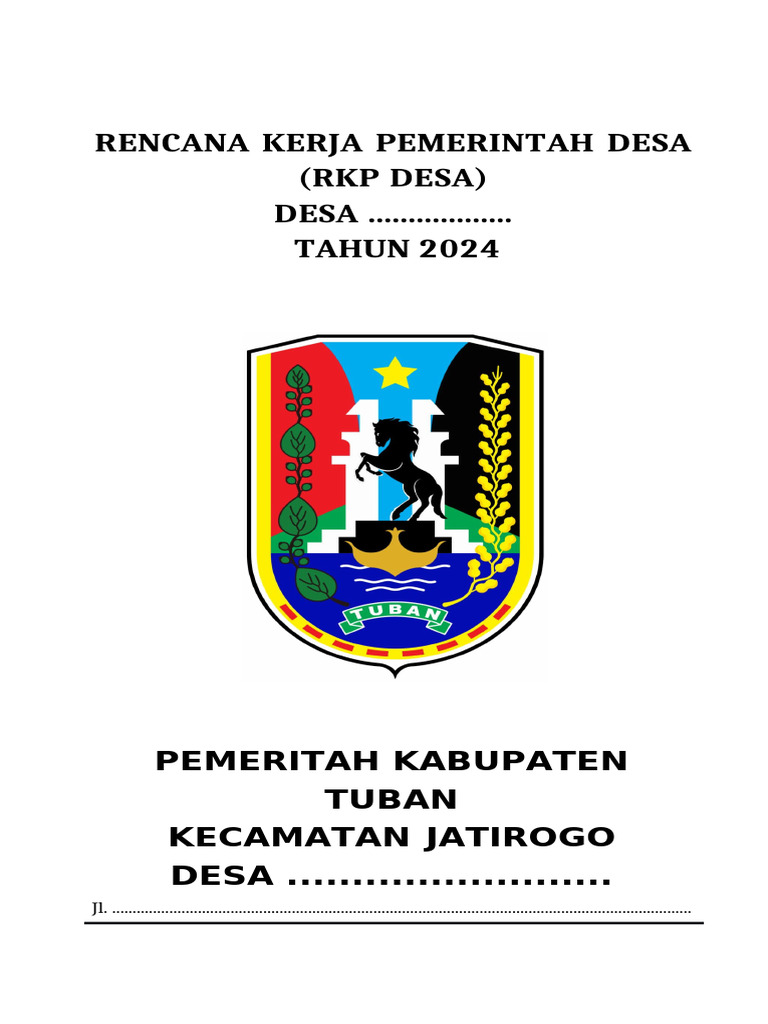 Dokumen - RKPDesa - 2024 | PDF | Pengelolaan Keuangan & Uang | Seni