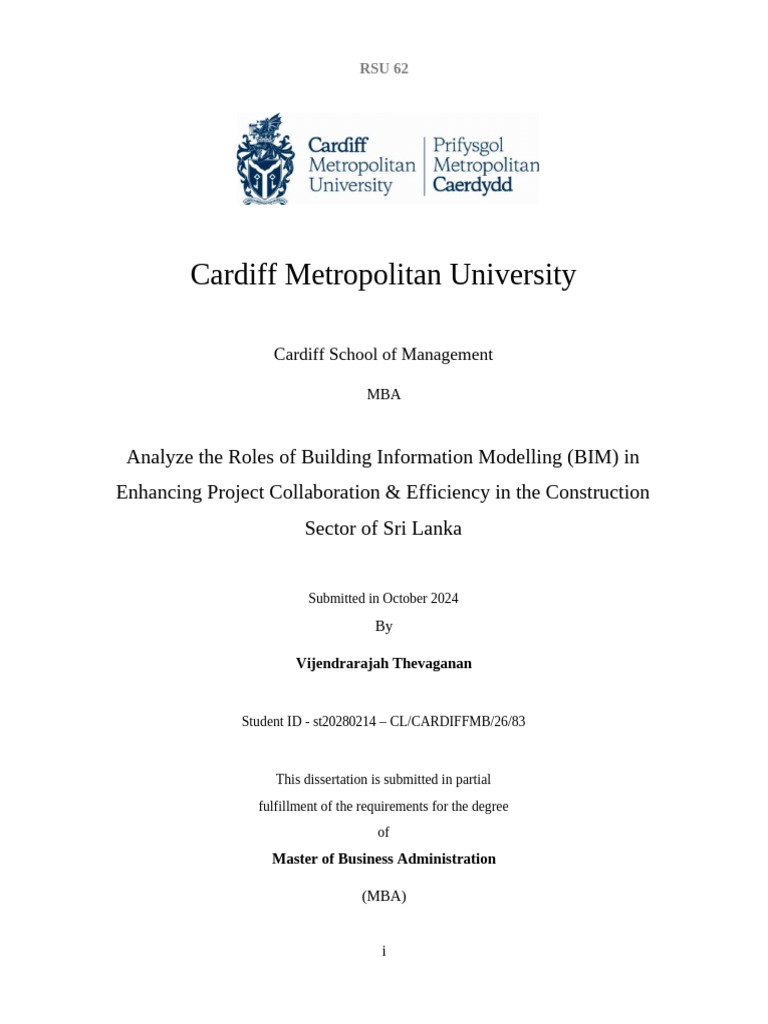 Rsu 62 20280214 | PDF | Building Information Modeling | Collaboration