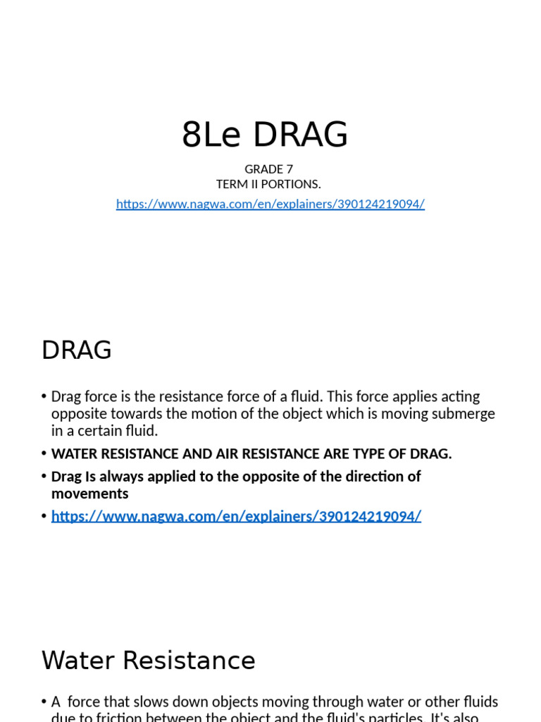 8le DRAG | PDF