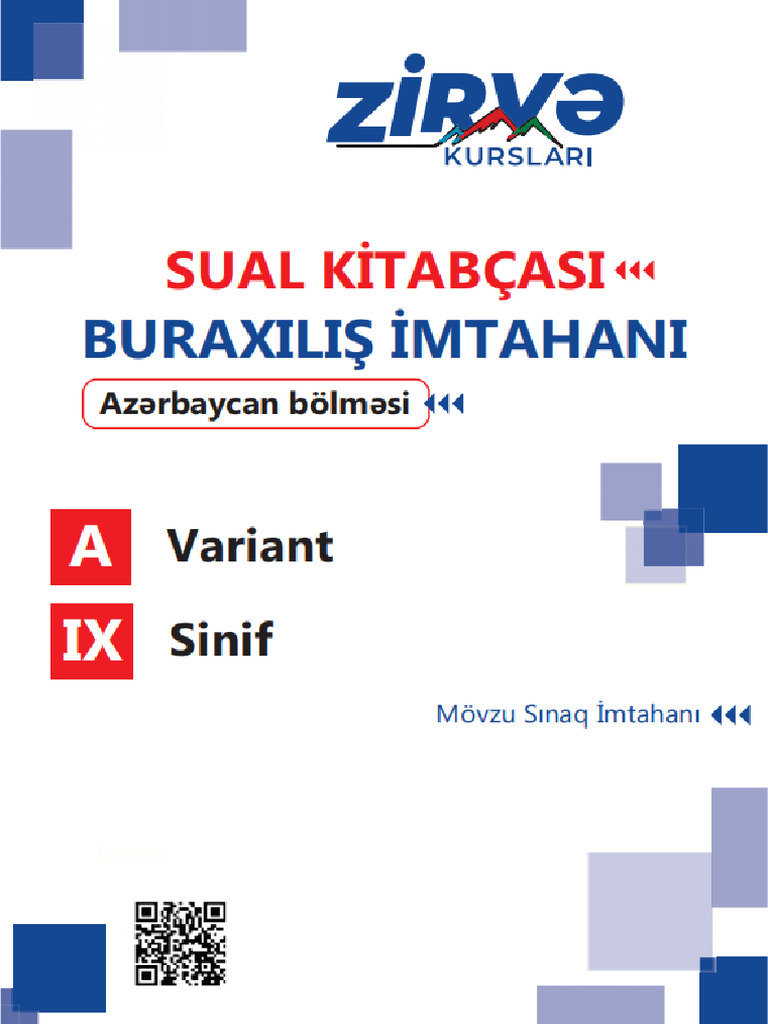 IX Sinif AZ | PDF