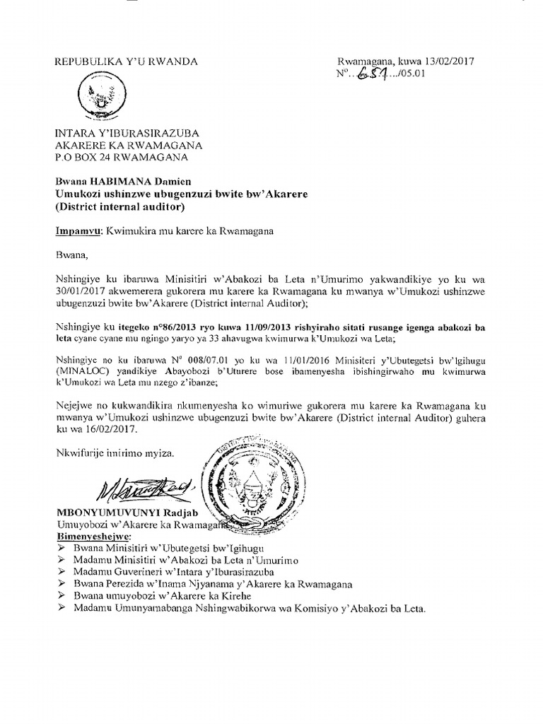 Appointment Letter | PDF