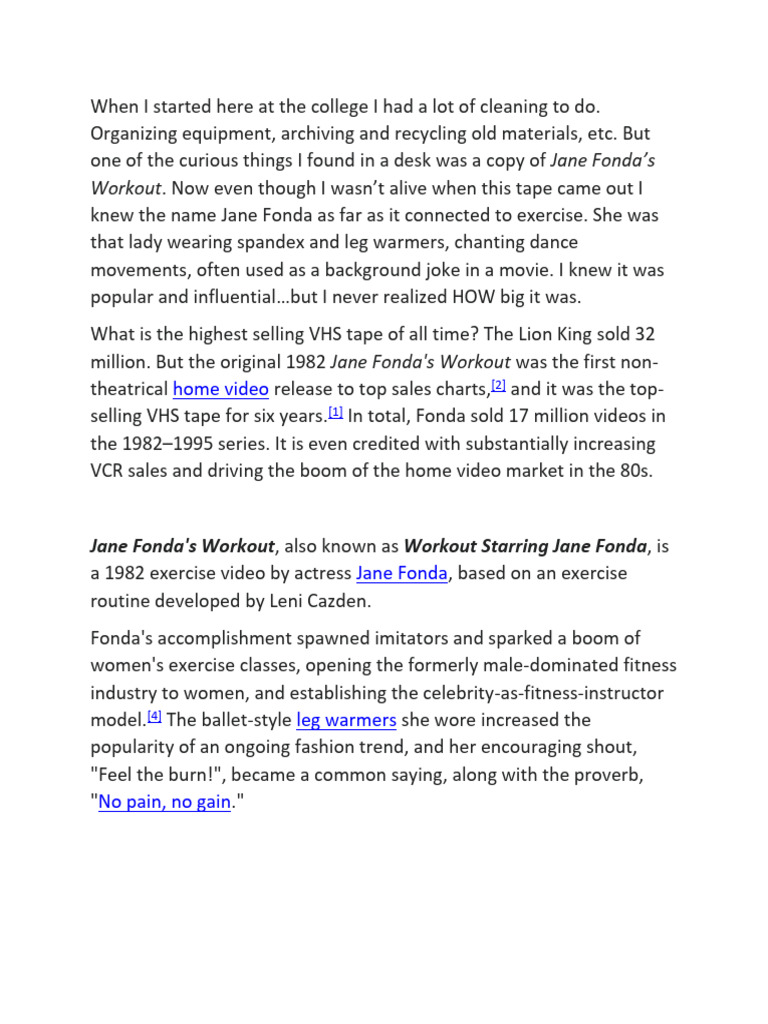 Fonda Podcast Script | PDF