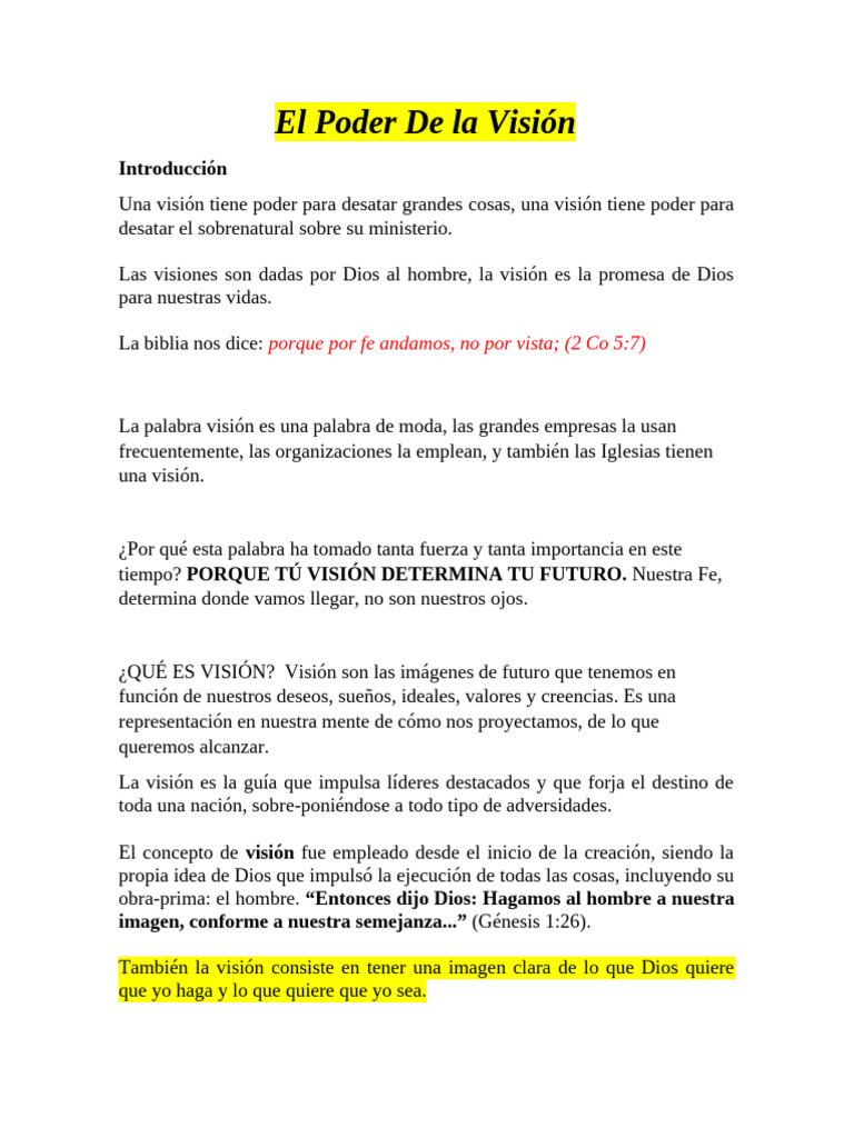 El Poder de La Visión 2 | PDF | Sansón | Esther